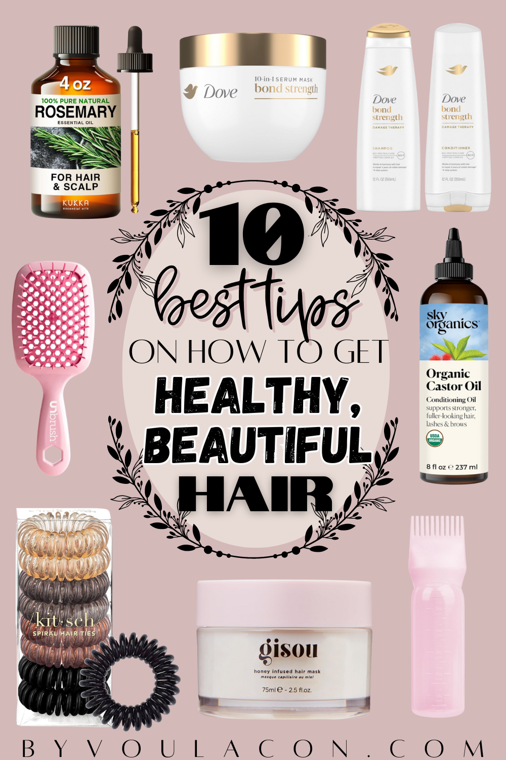 10 helpful Tips On How To Get Healthy, Beautiful Hair - ByVoulaCon